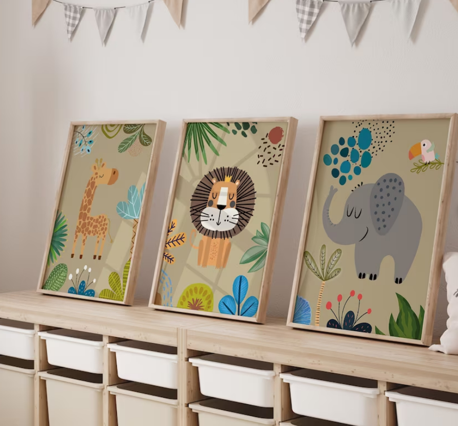 Set of 3 Safari Animal Prints | Product Reviews | Product Review Site